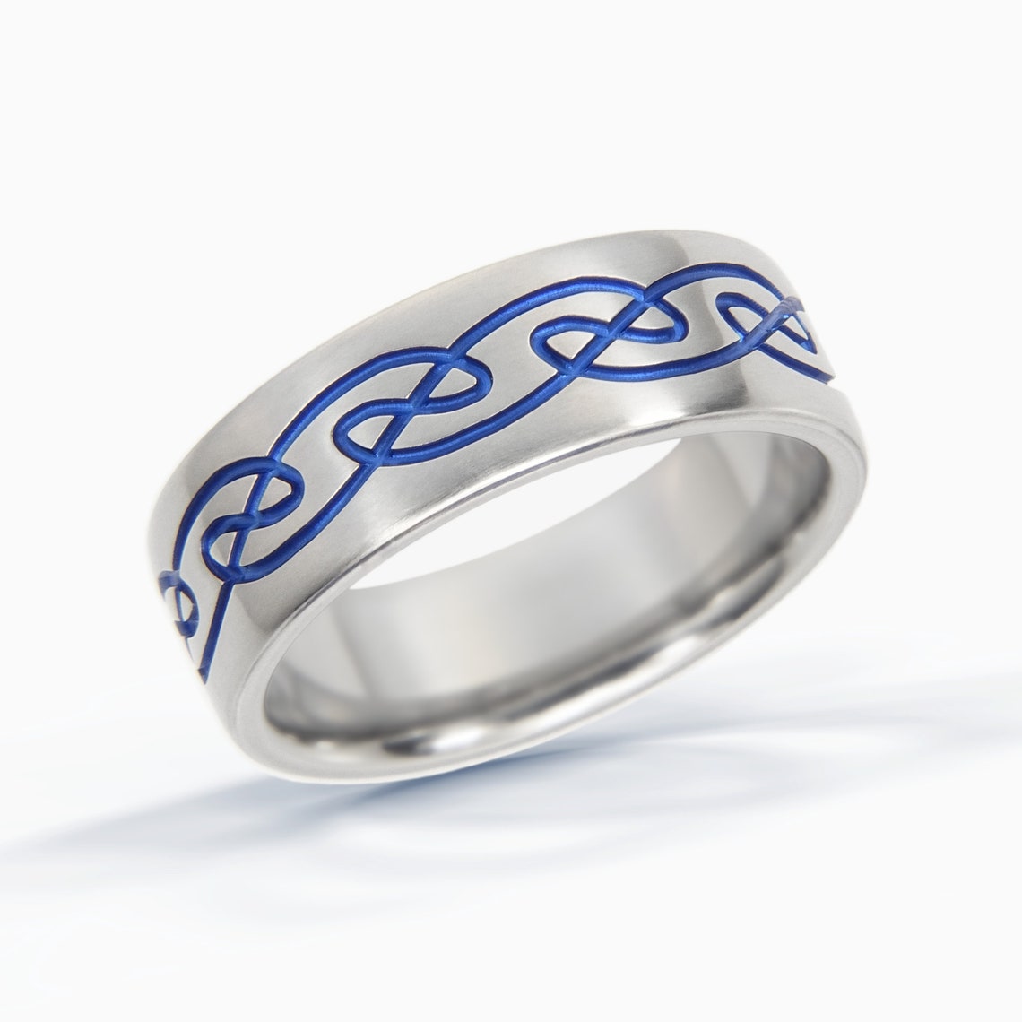 Irish Ring Celtic Knot Ring Celtic Titanium Ring Engagement | Etsy