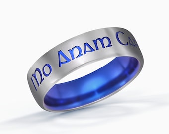 Custom Text Ring - Etsy