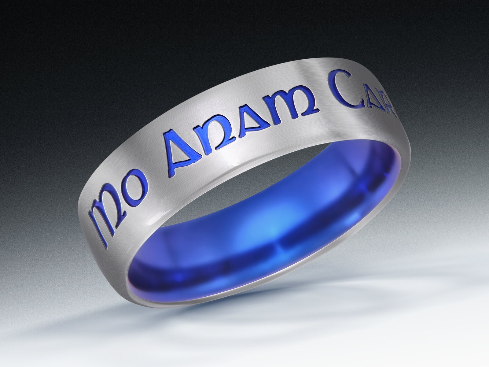 Name Ring Personalized Ring Text Engraved Ring Soul Mate | Etsy