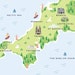 Cornwall Map Illustrated Map of Cornwall Print / Travel Gifts / Gifts ...