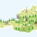 Austria Map Illustrated Map of Austria Print / Travel Gifts - Etsy UK