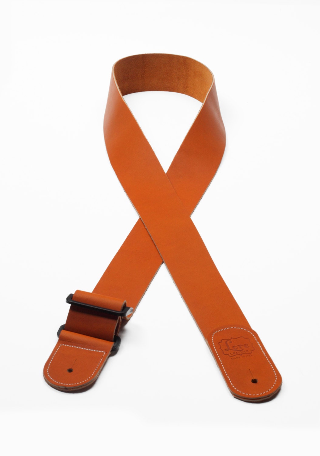 2" Leather Slider Guitar Strap - Etsy