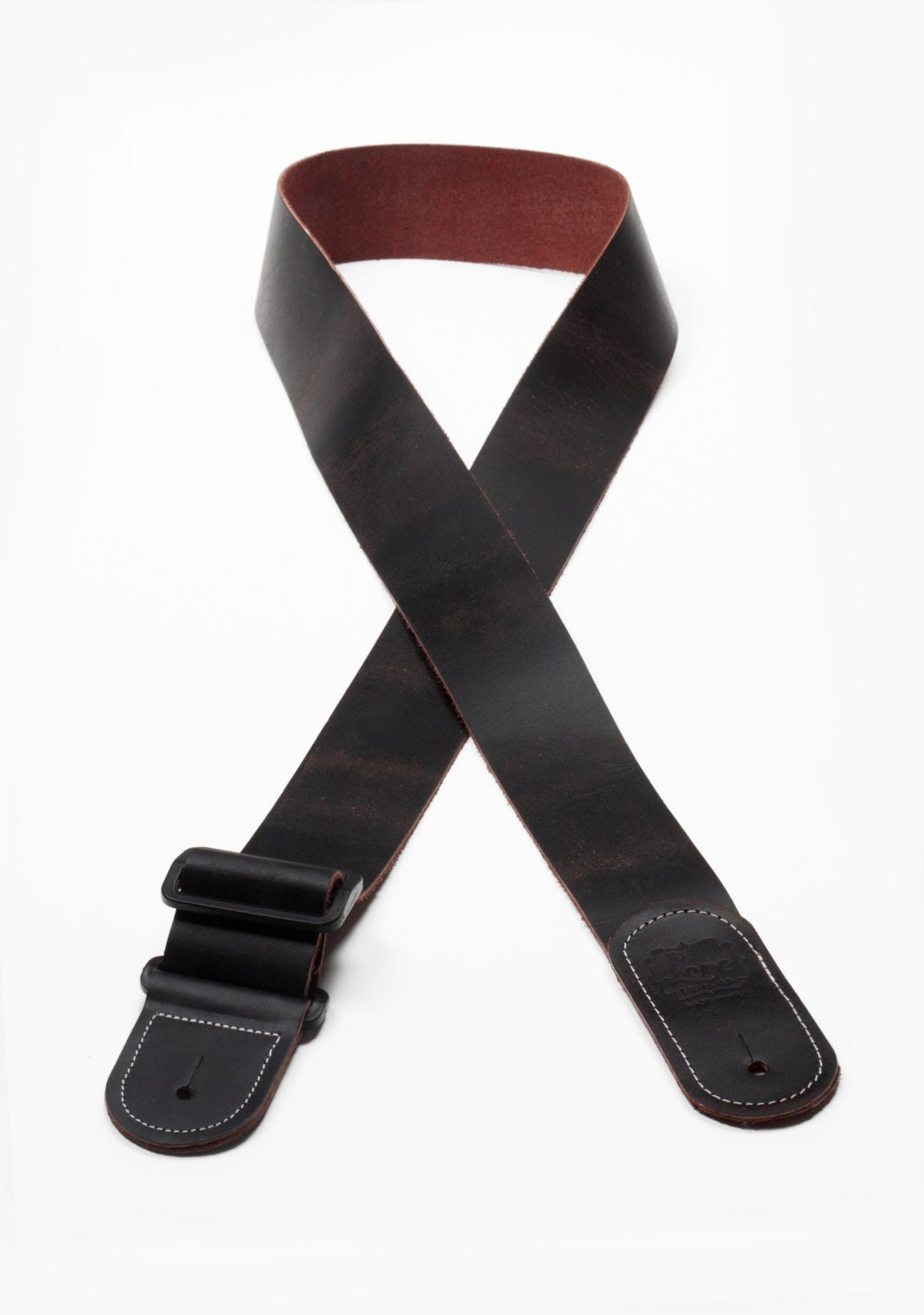 2" Leather Slider Guitar Strap - Etsy