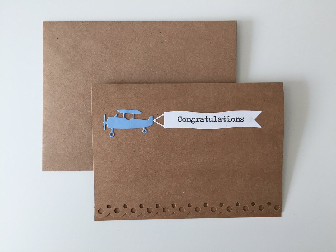 Congratulations (airplane Banner) - Etsy