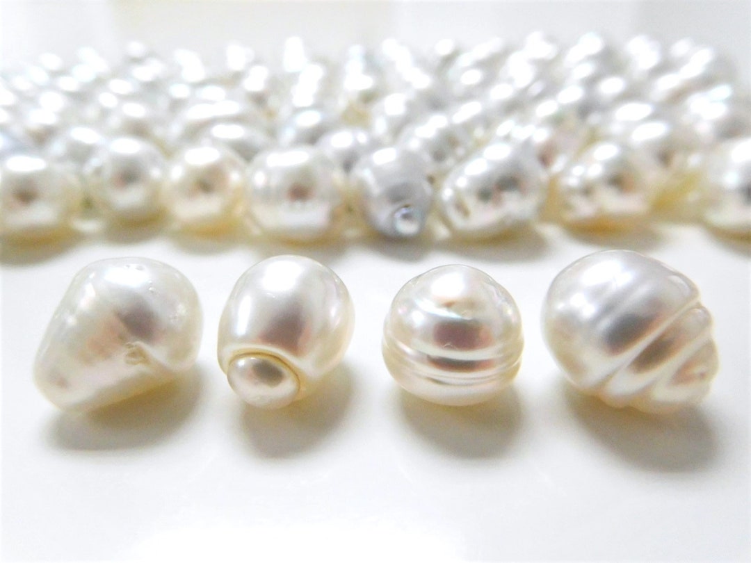 9-10mm White Circle Drop/baroque Loose South Sea Pearl - Etsy