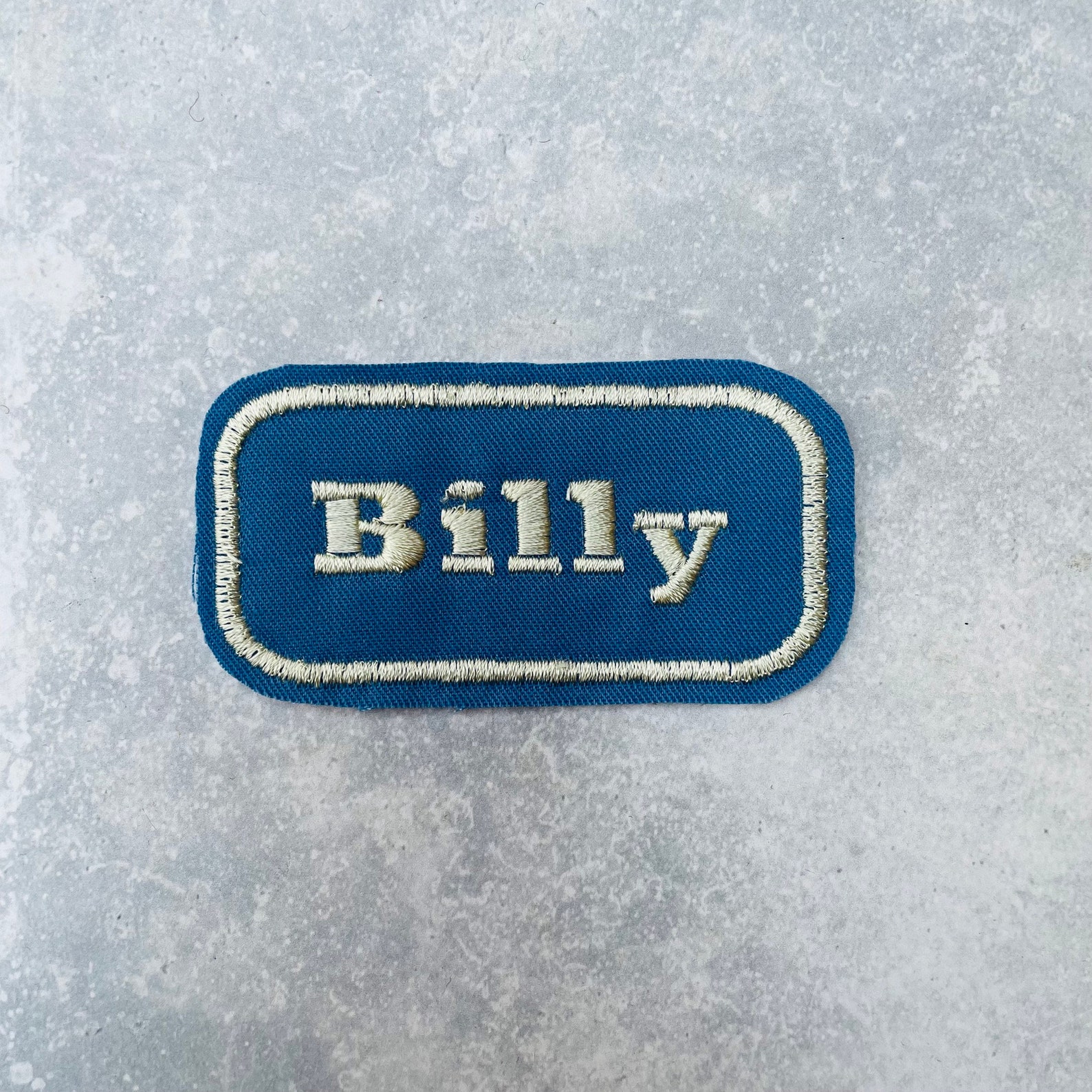 Custom Embroidered Name Patch, Retro Iron-on Applique - Etsy