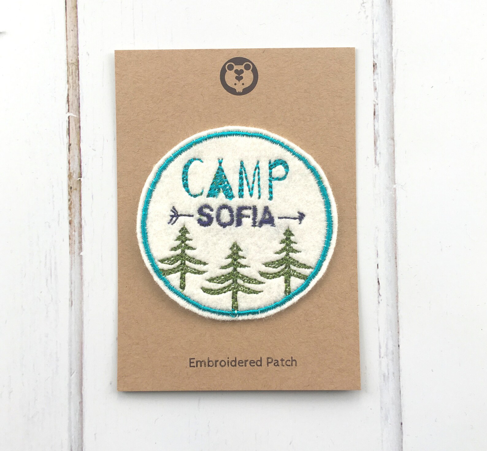Personalised Camping Patch Summer Camp Patch Camping Party | Etsy