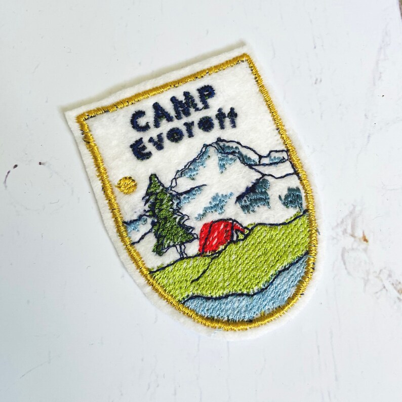 Custom Camping Patch Personalised Embroidered Adventure - Etsy
