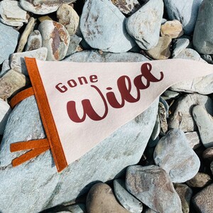 Gone Wild Pennant Flag, Adventure Pennant, Adventure Kids Room Decor - Etsy