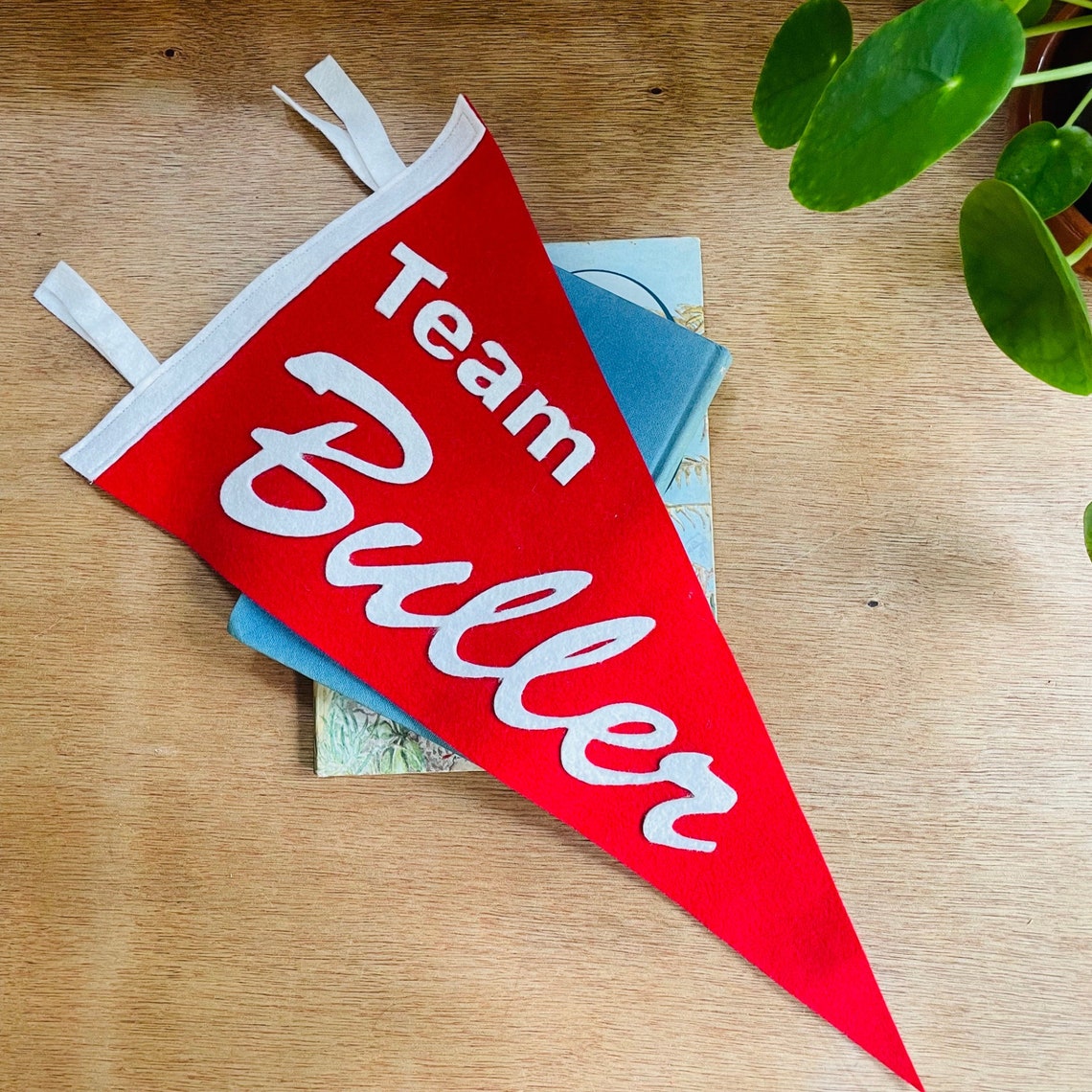 Custom Family Name Felt Pennant, Personalized Sign - Etsy