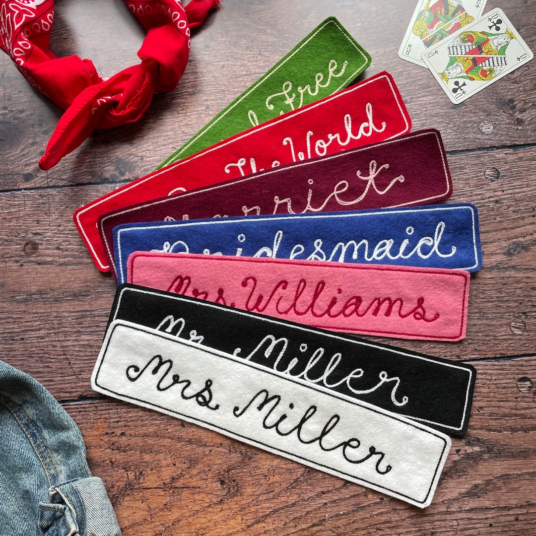 Large Vintage Chain Stitch Patches for Jackets, Denim Jacket Patches ...