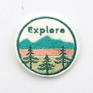 Explore Patch Embroidered Adventure Patch Camp Patch - Etsy