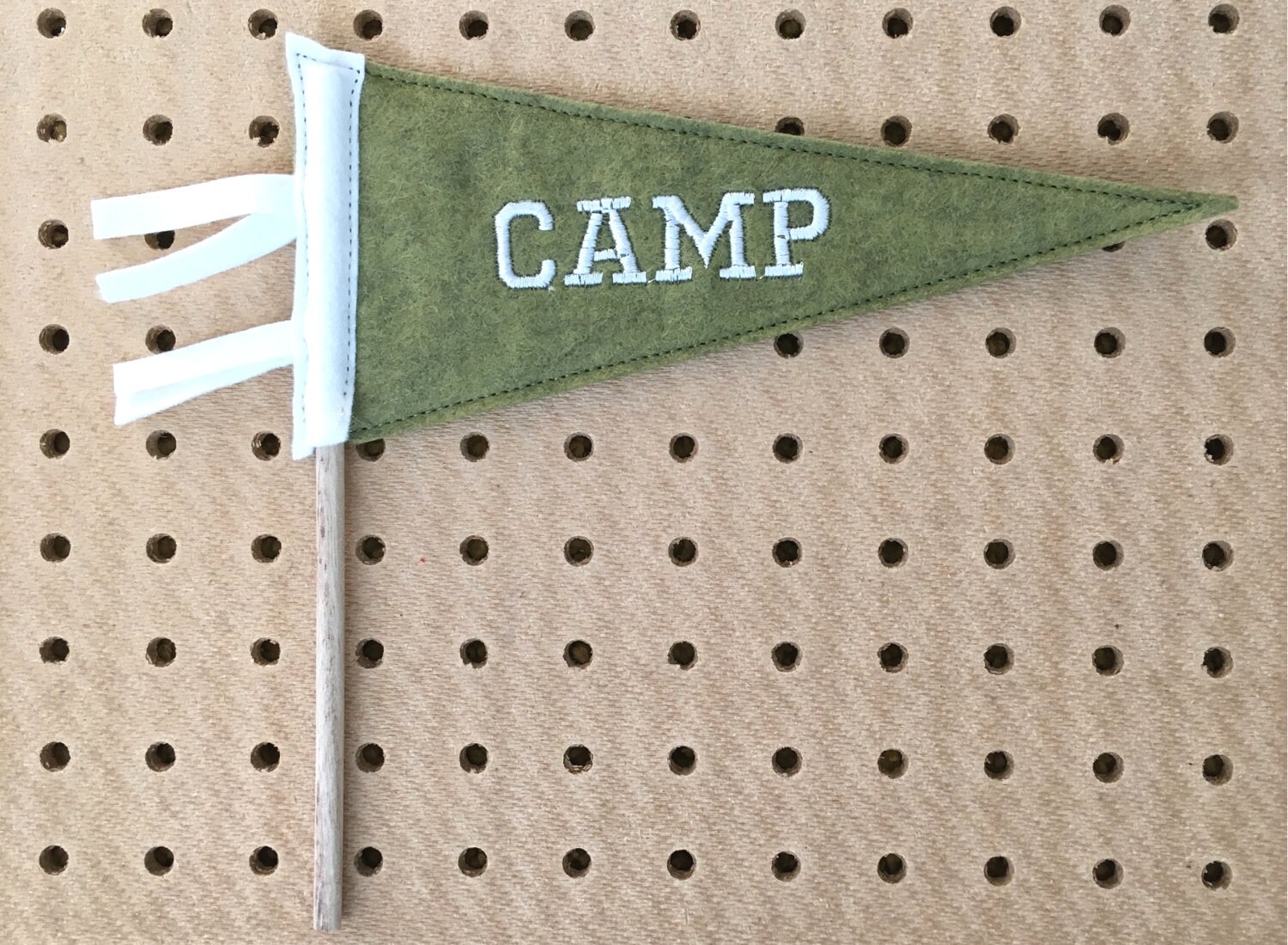 Camp Mini Pennant Flag | Etsy