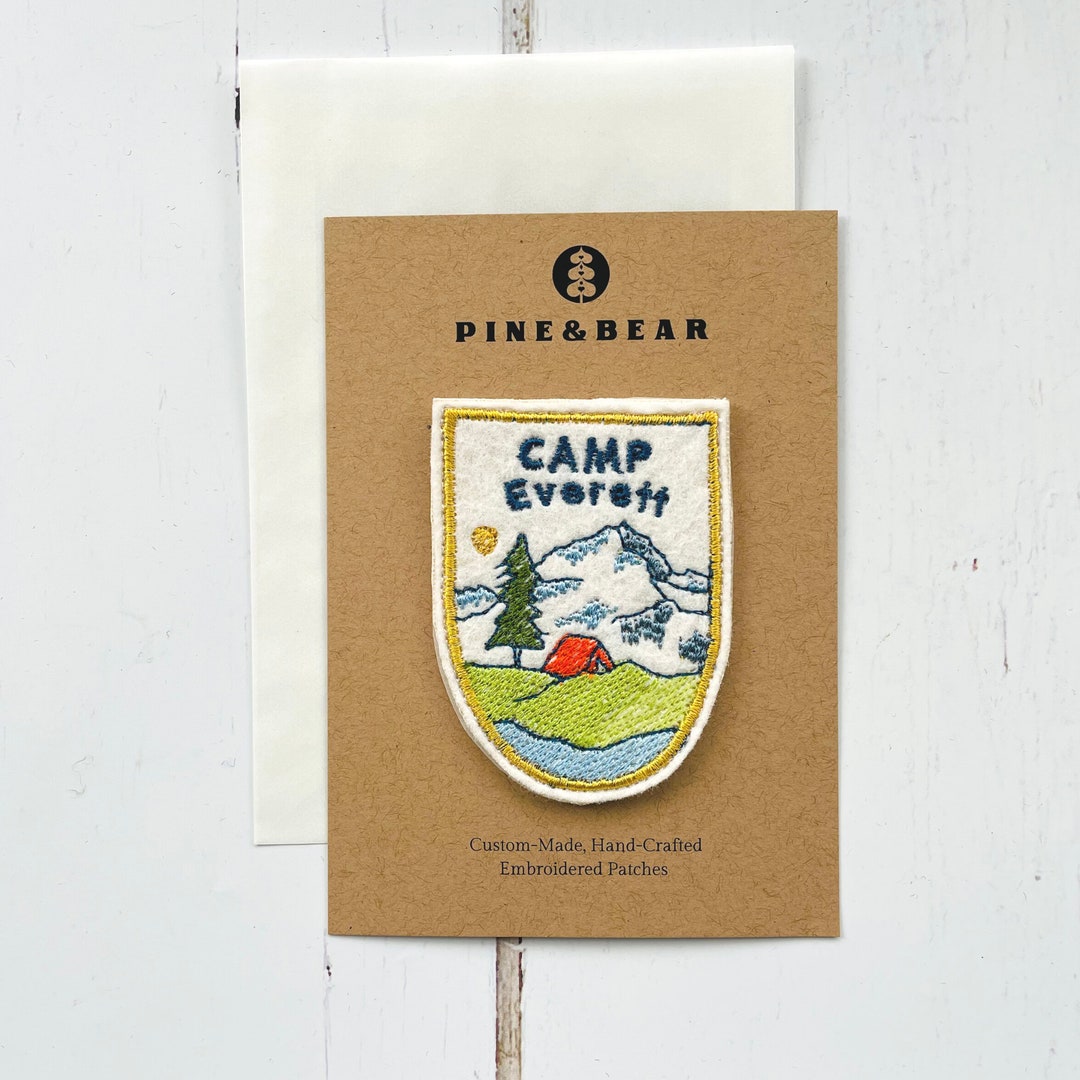 Custom Camping Patch Personalised Embroidered Adventure - Etsy