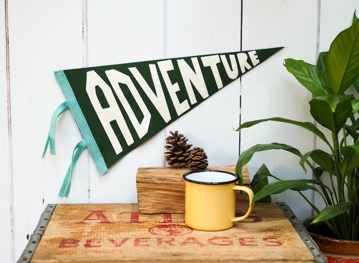 Adventure Pennant Flag Outdoor Themed Kids Room Decor | Etsy