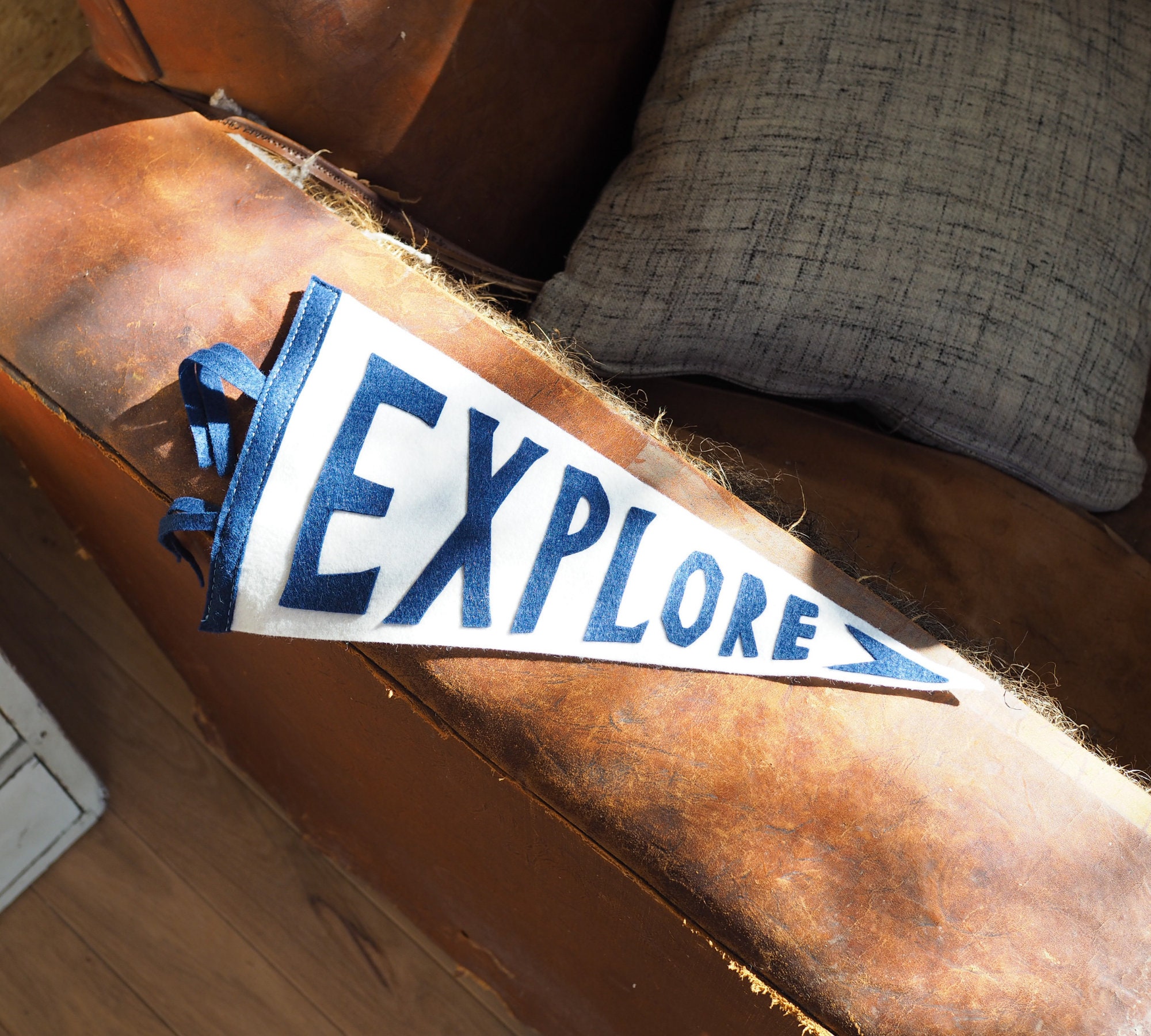 Explore Pennant Flag, Adventure Gift for Kids, Retro Decor - Etsy