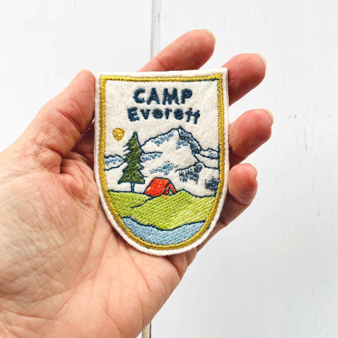 Custom Camping Patch, Personalised Embroidered Adventure Patch, Travel ...