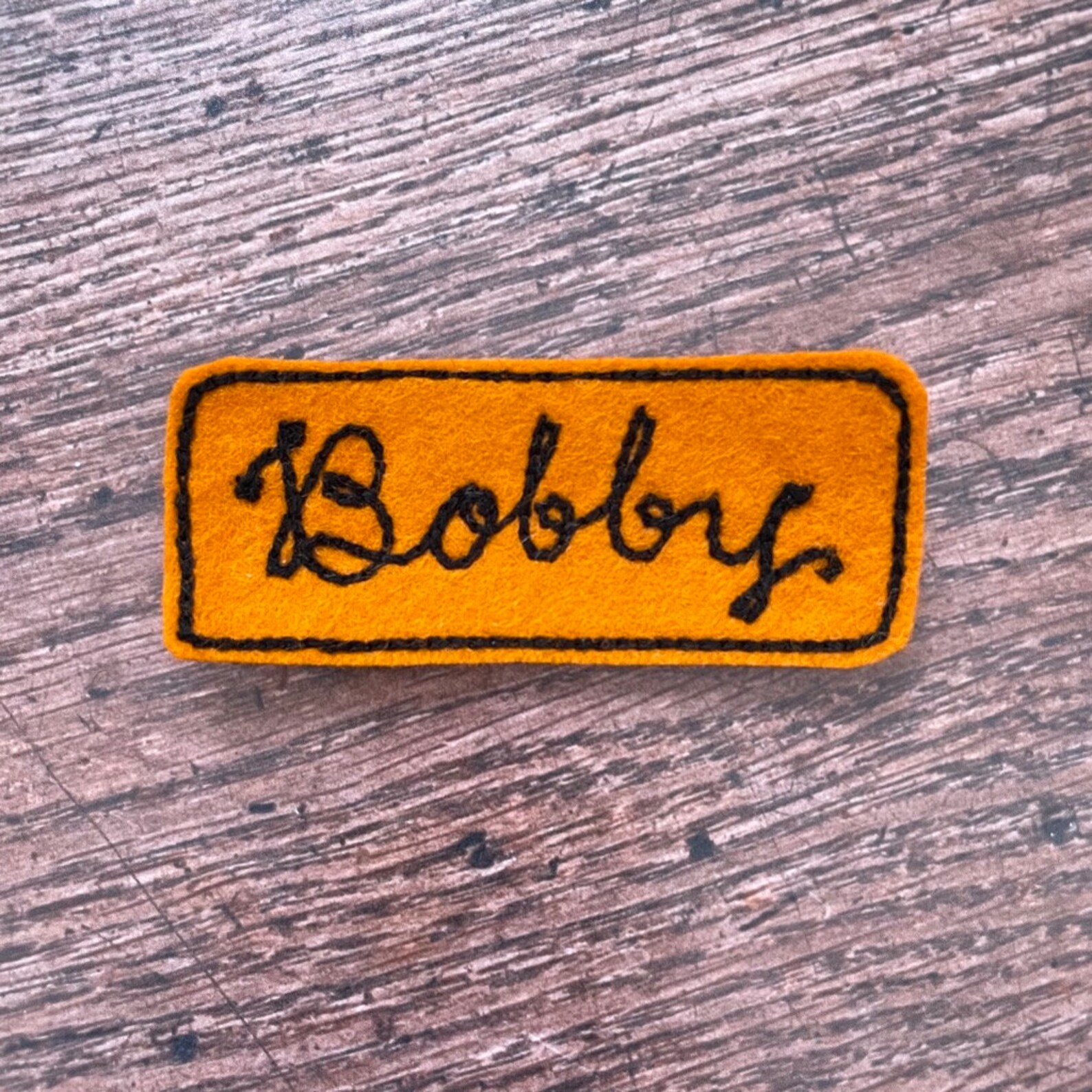 Personalized Embroidered Felt Name Patch - Custom Iron on Applique - Etsy