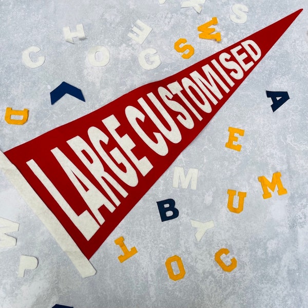 Custom Pennant - Etsy