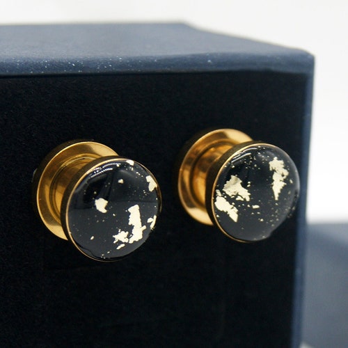 Swarovski Crystal Men Ear Gauges Plugs Size From 8g up to 1 - Etsy