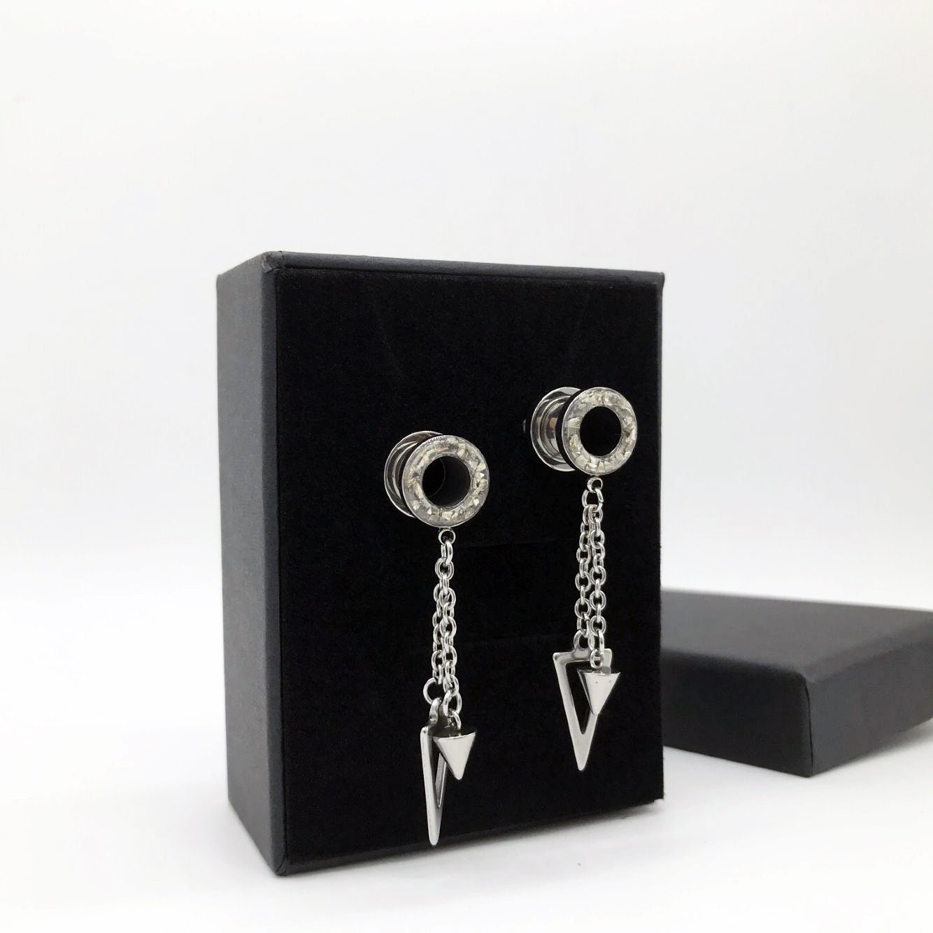 Crushed Glass Bullet Ear Gauges 8g6g 4g 2g 0g 00g | Etsy