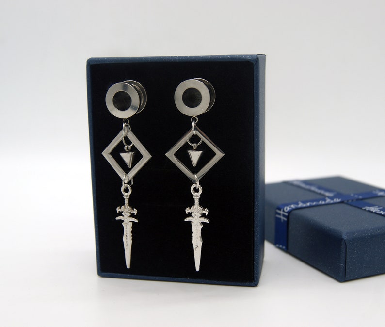 Sword Plugs Gauges / 16g 8g 6g 4g 2g 0g 00g 7/16 1/2 | Etsy