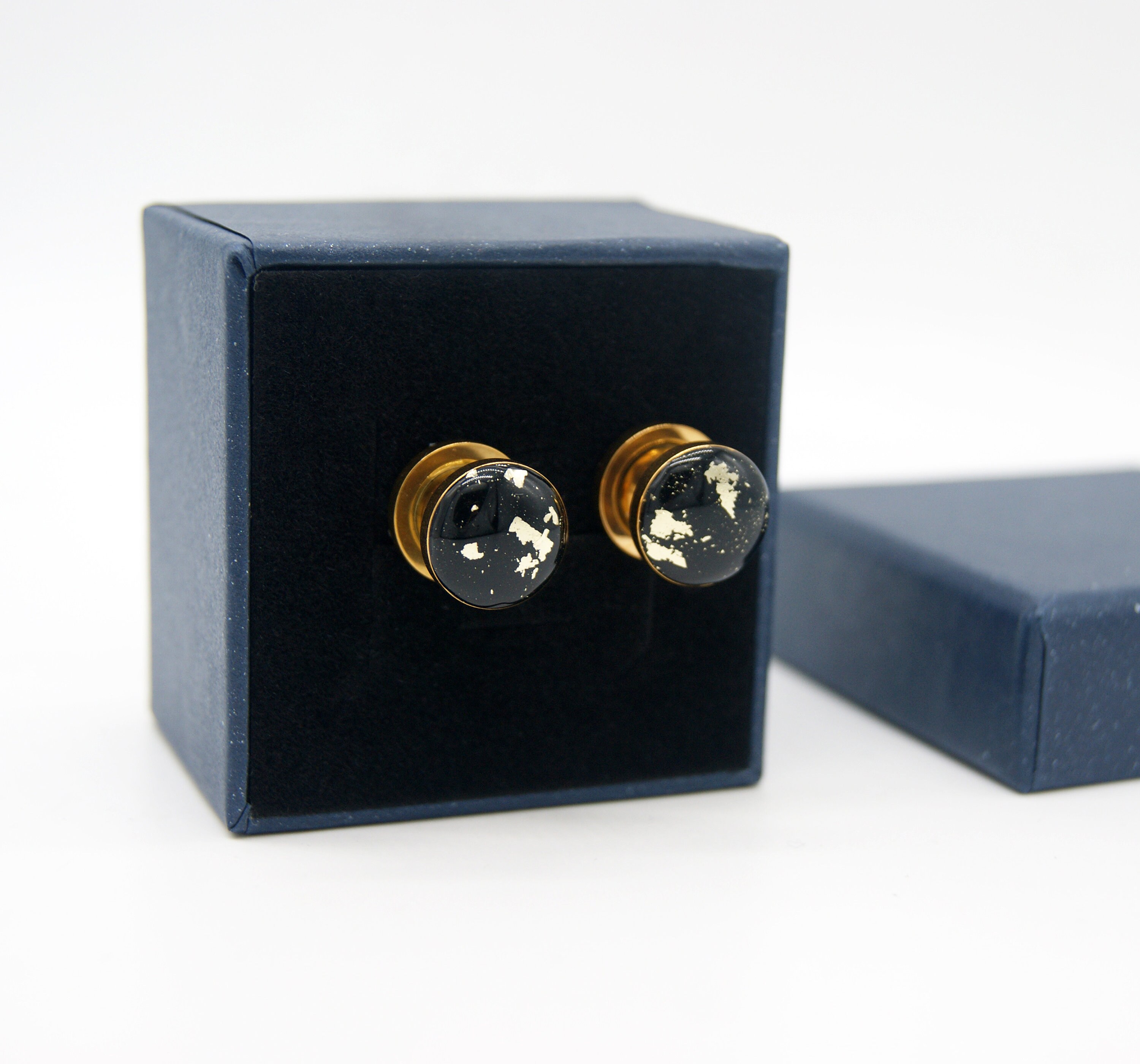 Black Men Ear Gauges Plugs Size From 8g up to 1 Inch - Etsy