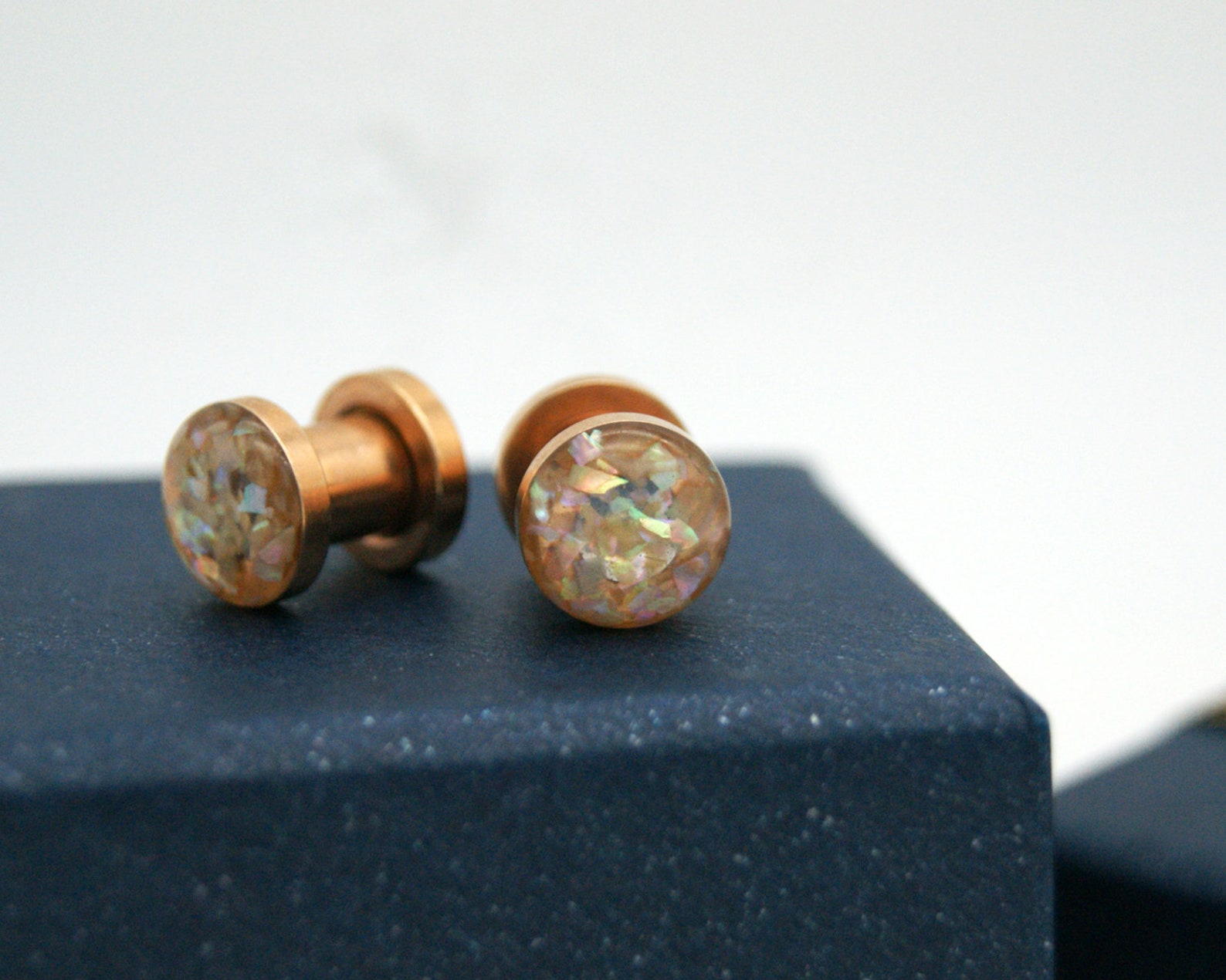 Crushed Shell Ear Plug Gauges 8g 6g 4g 2g 0g - Etsy