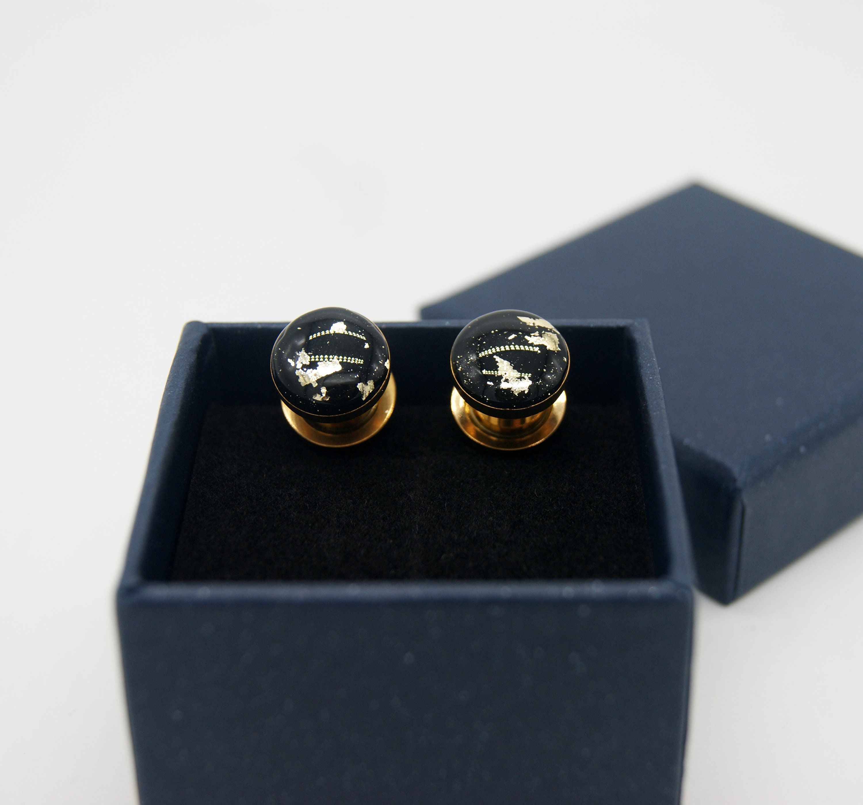 Black Men Ear Gauges Plugs Size From 8g up to 1 Inch - Etsy