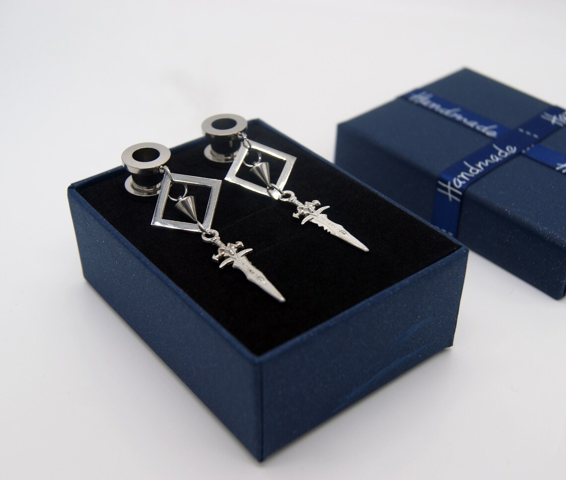 Sword Plugs Gauges / 16g 8g 6g 4g 2g 0g 00g 7/16 1/2 | Etsy