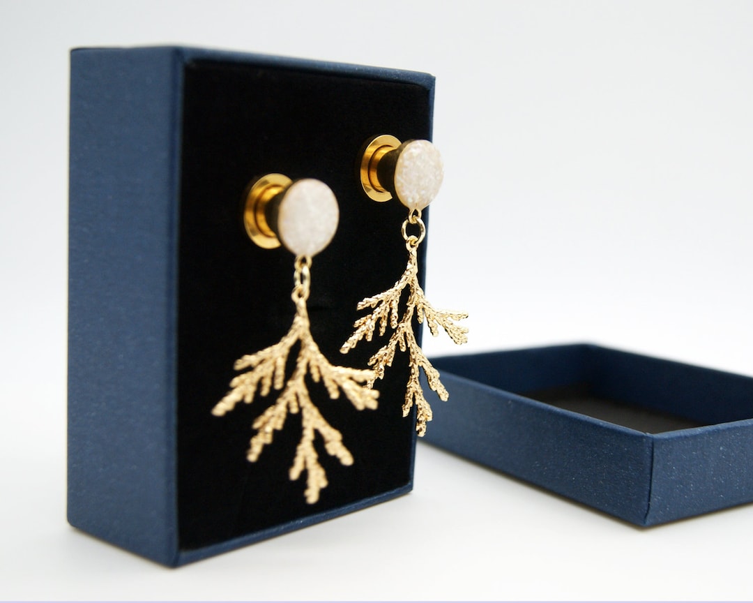 Wedding Piercing Gauges Plugs /8g ,6g ,4g ,2g ,0g ,00g ,1/2, 9/16 , 5/8 ...