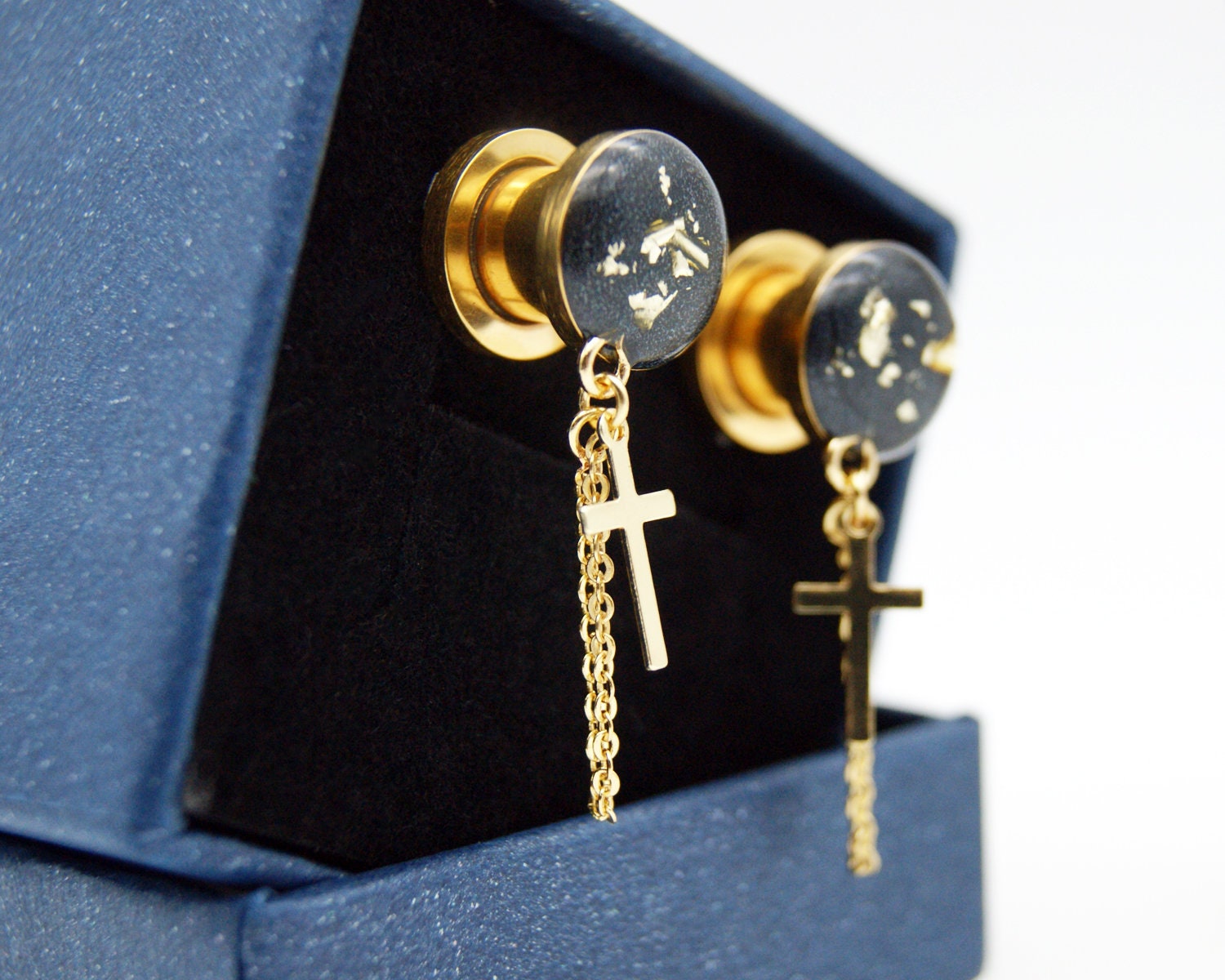 Cross Plugs Gauges / 16g 8g 6g 4g 2g 0g 00g 1/2 9/16 - Etsy Australia