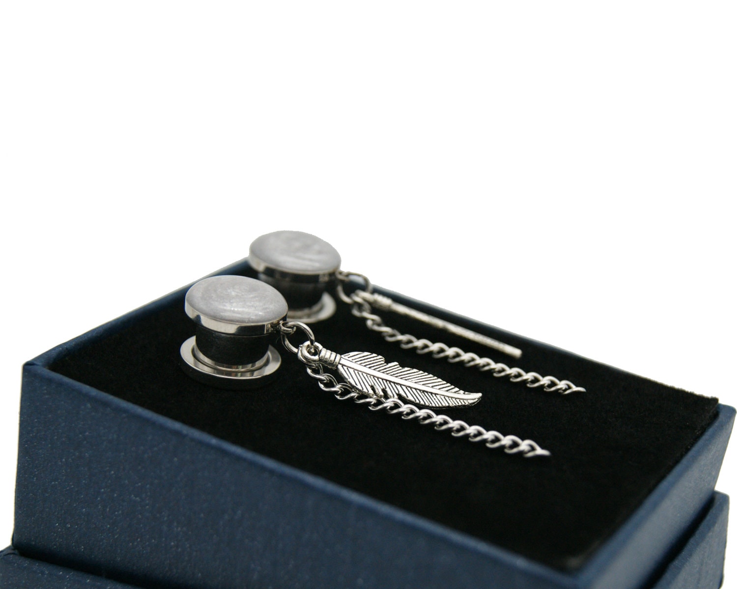 Silver Leaves Screw on Ear Gauges Plugs in Gold/silver/rose - Etsy