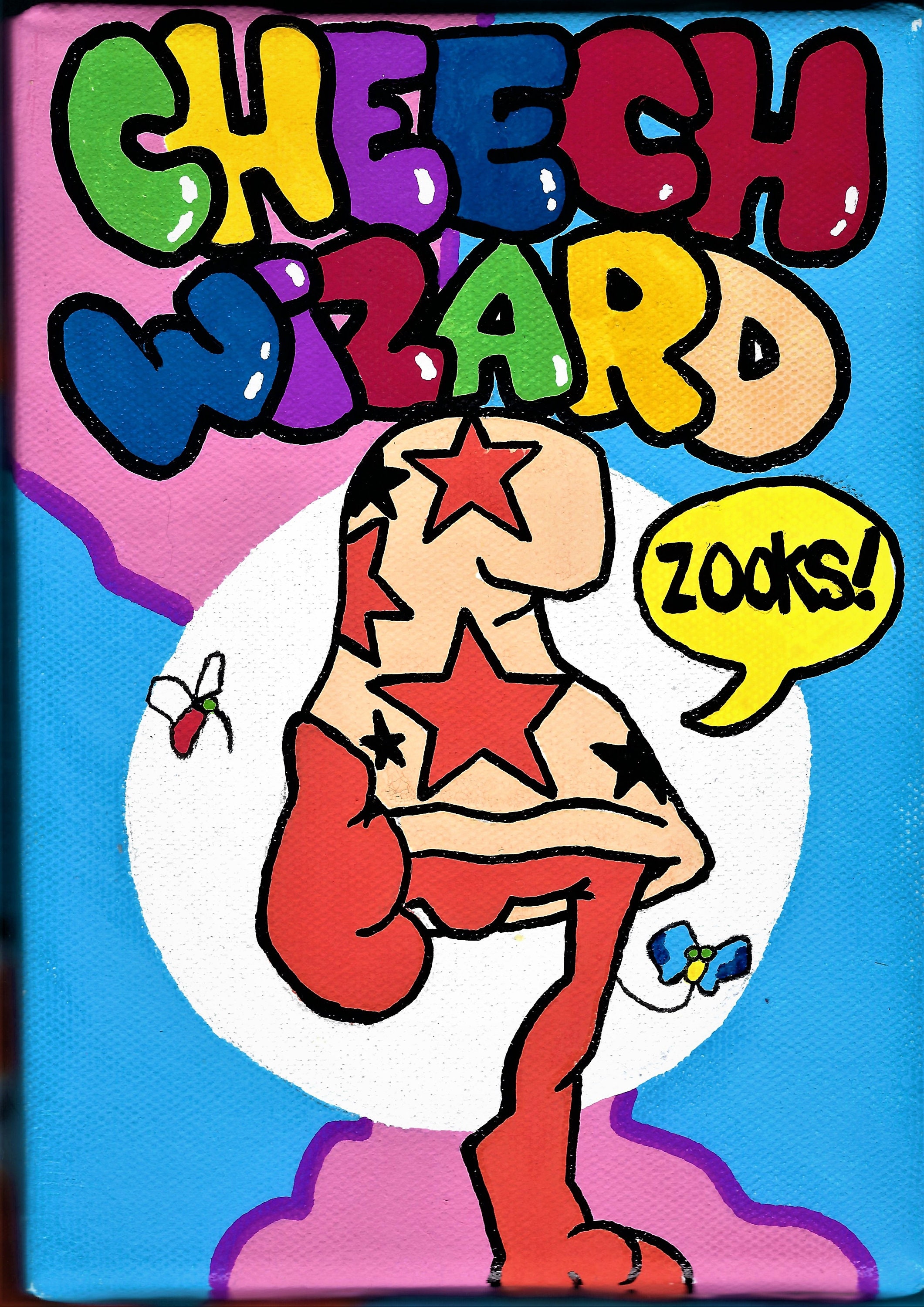 Cheech Wizard Small Canvas GRAFFITI Vaughn Bode - Etsy