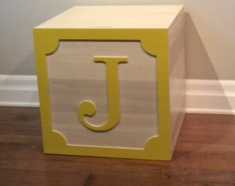 Personalized Solid Wood Toy Box Inspired by Children's - Etsy
