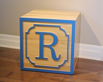 Personalized Solid Wood Toy Box Inspired by Children's - Etsy