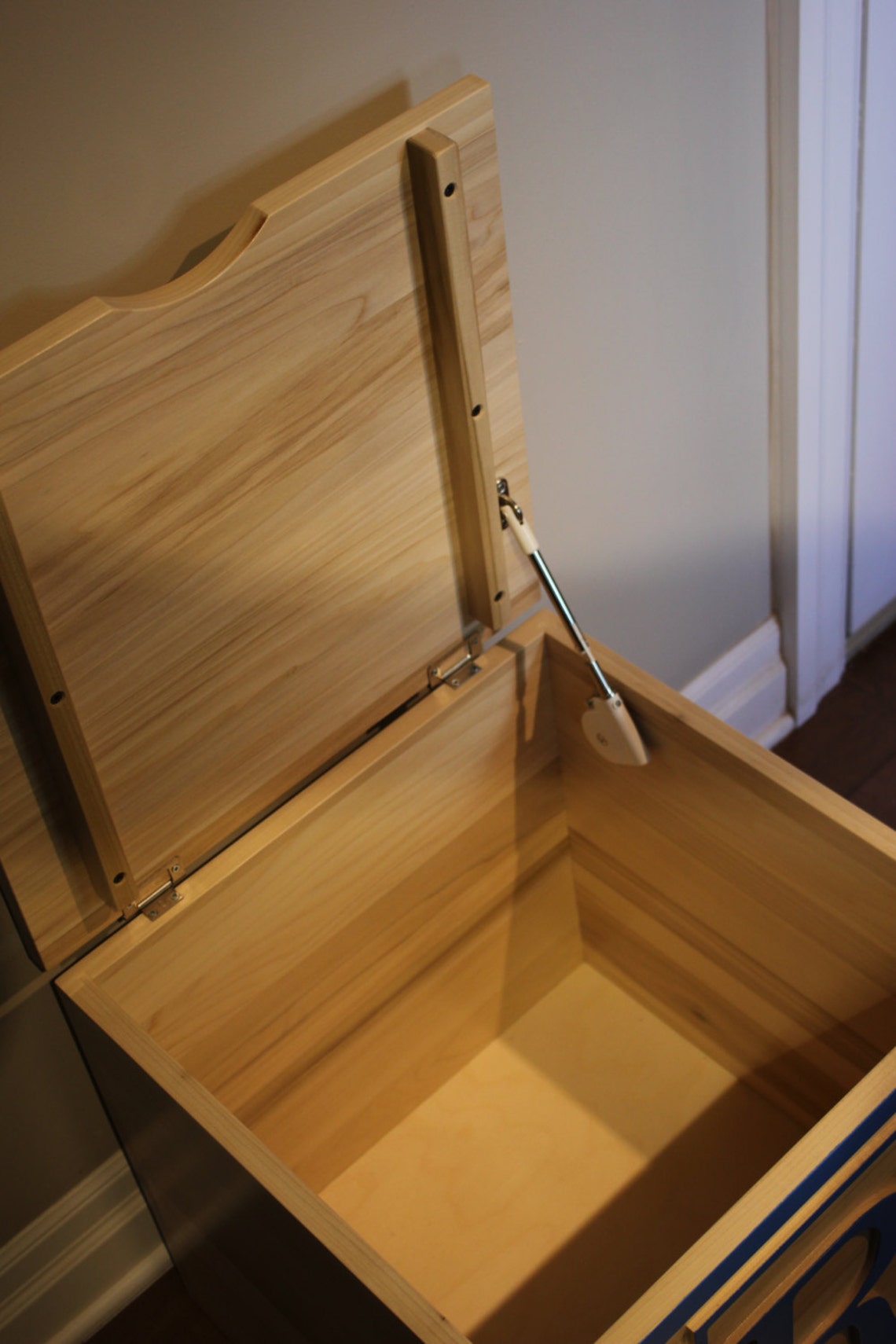 Personalized Solid Wood Toy Box Inspired by Children's Vintage Letter ...