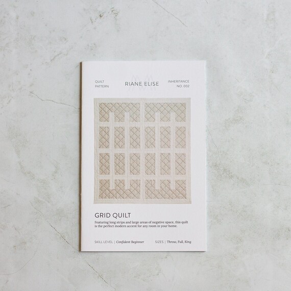 Grid Quilt Pattern | Etsy