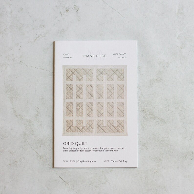 Grid Quilt Pattern - Etsy