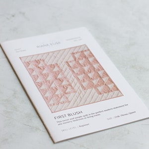 First Blush Quilt Pattern - Etsy