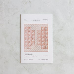 First Blush Quilt Pattern - Etsy