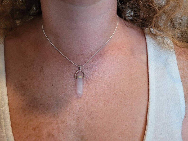 Crystal Point Healing Crystal Choker Necklace Amethyst Lapis Rose ...