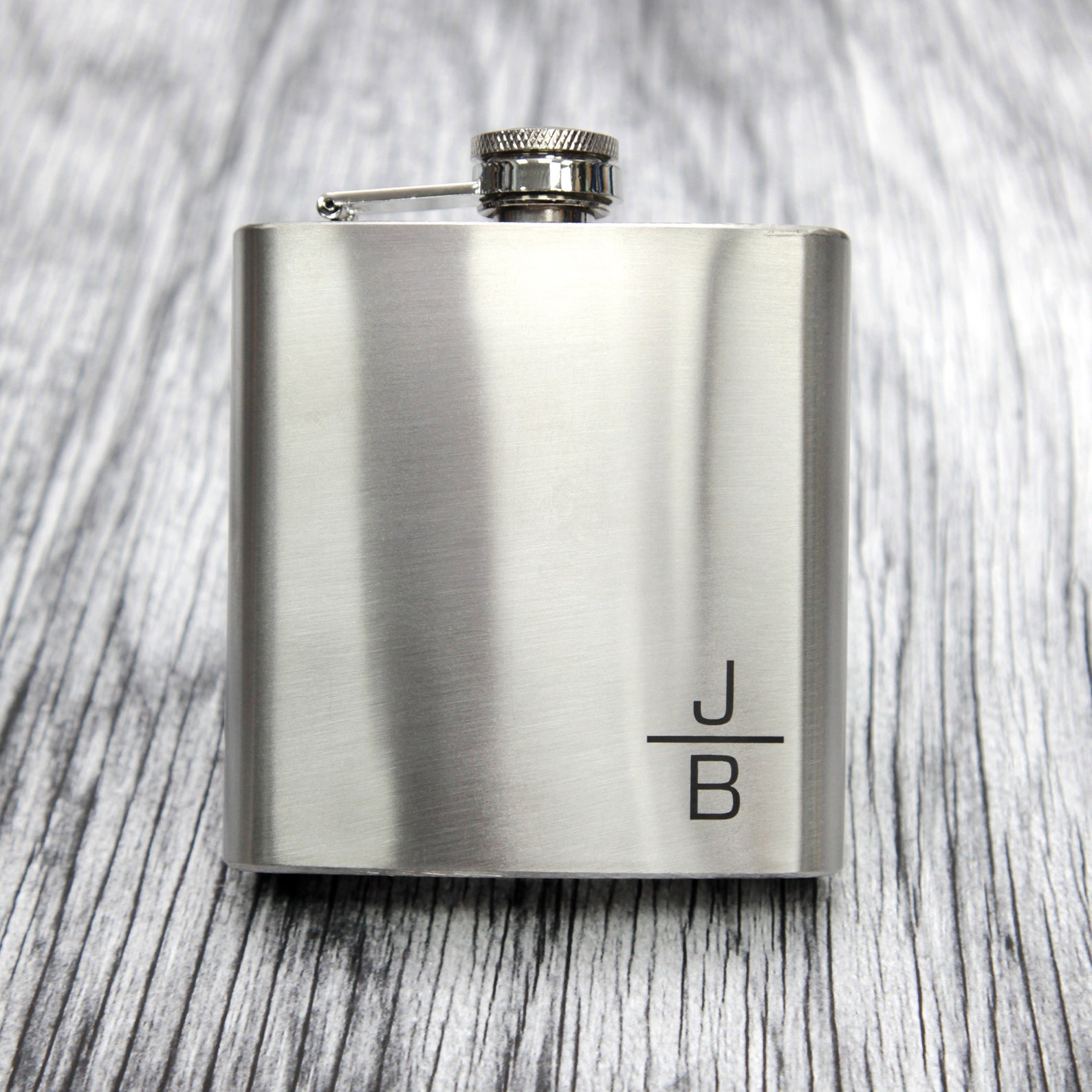 Hip Flask Personalised Engraved Initials Wedding Gift | Etsy UK