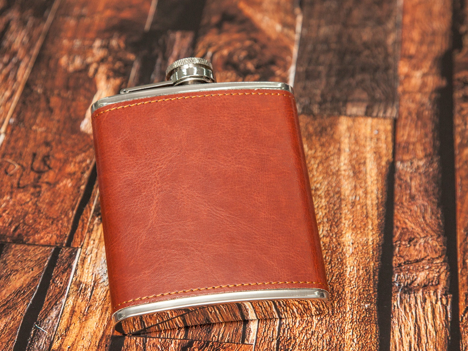 Personalized Flasks With Initials for Groomsmen Leather - Etsy UK