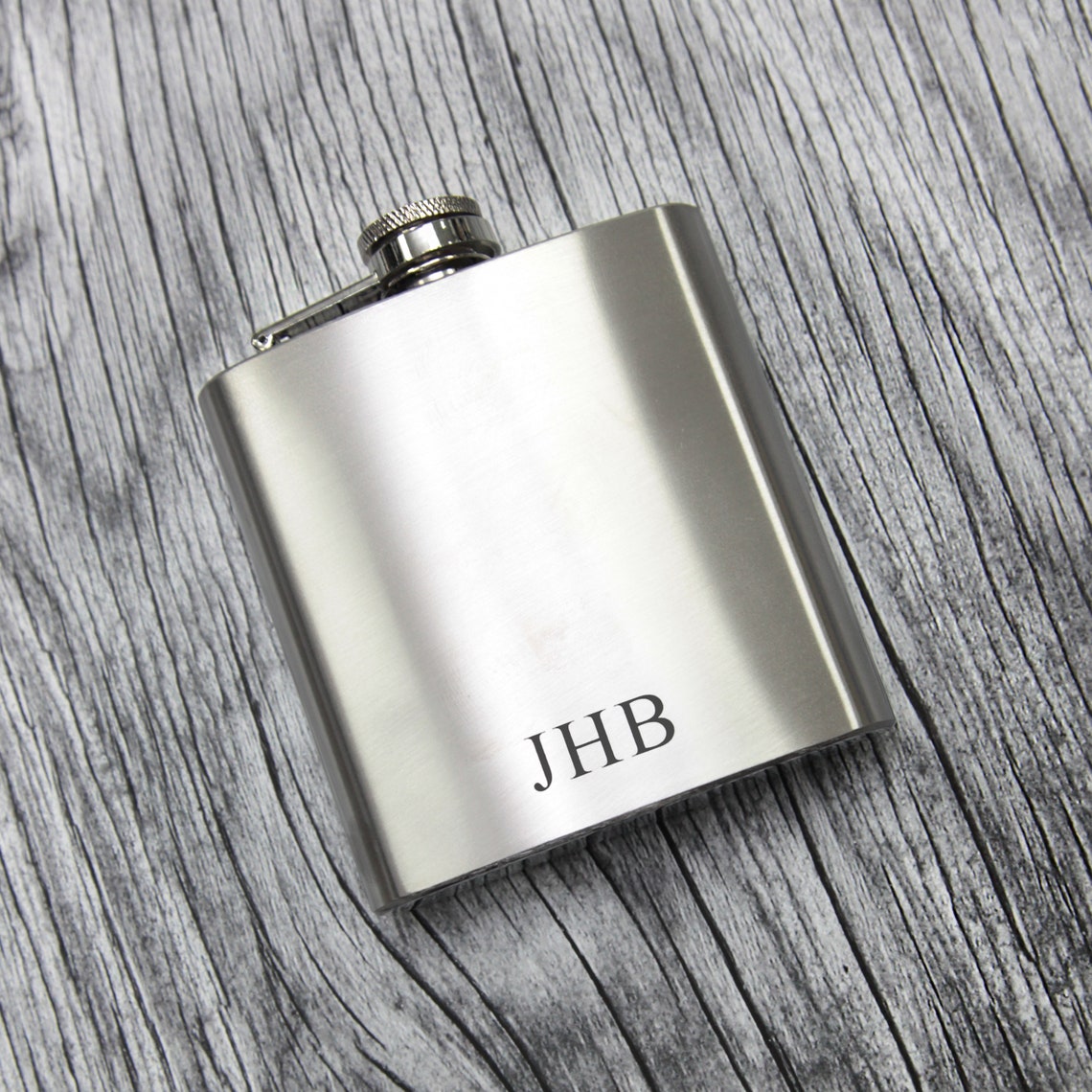 Personalised Hip Flask - Initials - Gift Birthday Wedding Brother Dad ...
