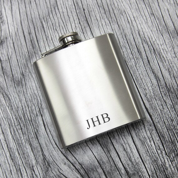 Personalised Hip Flask Initials Gift Birthday Wedding - Etsy UK