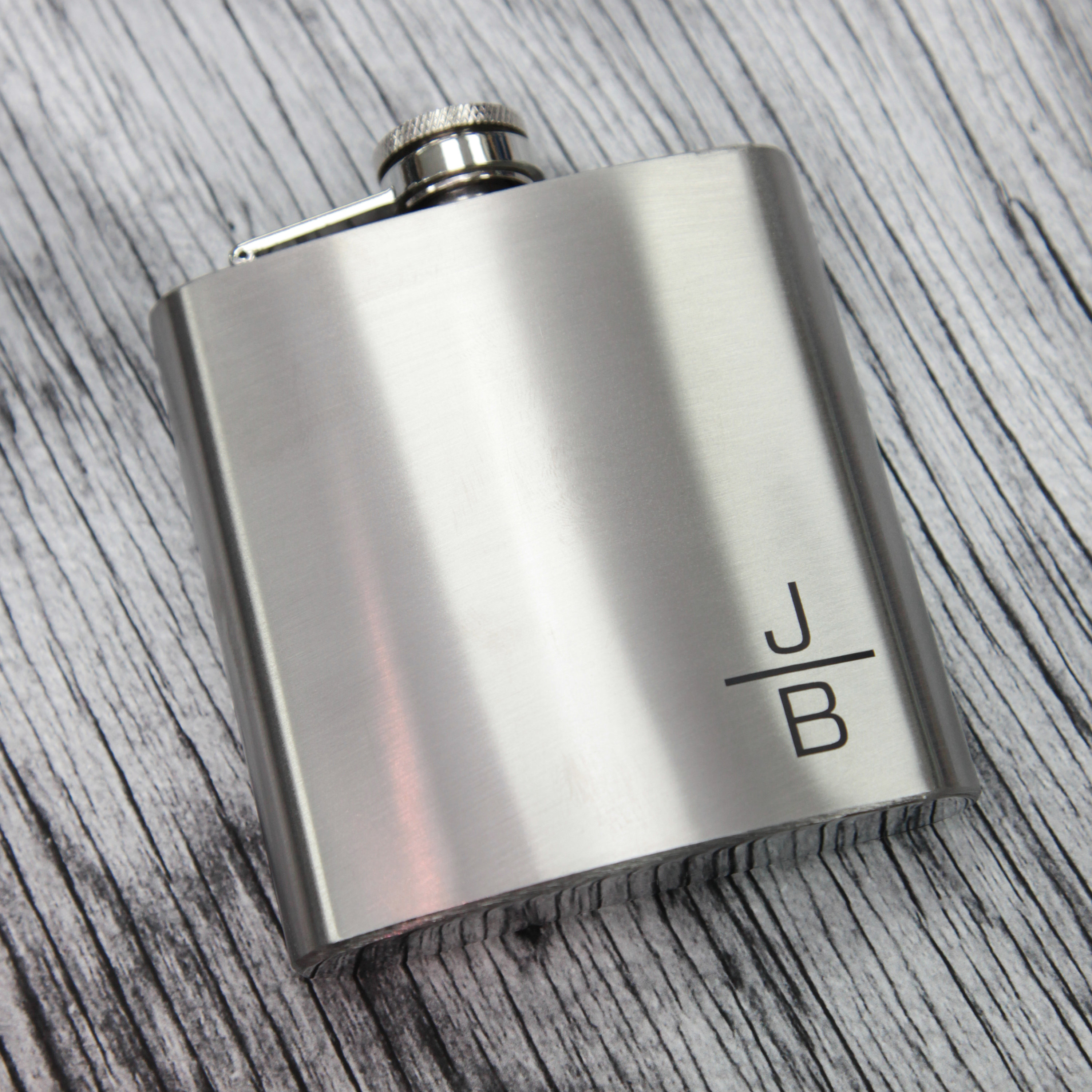 Hip Flask Personalised Engraved Initials Wedding Gift - Etsy UK
