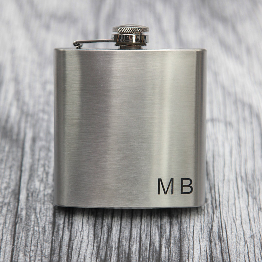 Personalized Hip Flask: Engraved Initials, Groomsmen Gift - Etsy