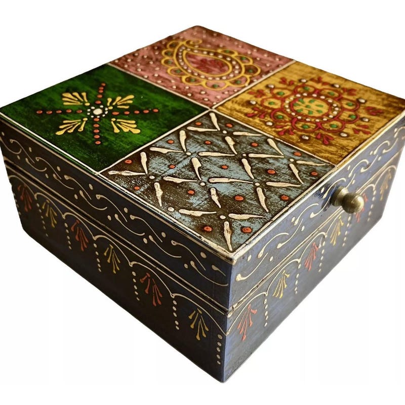 Hand Decorated Box - Etsy