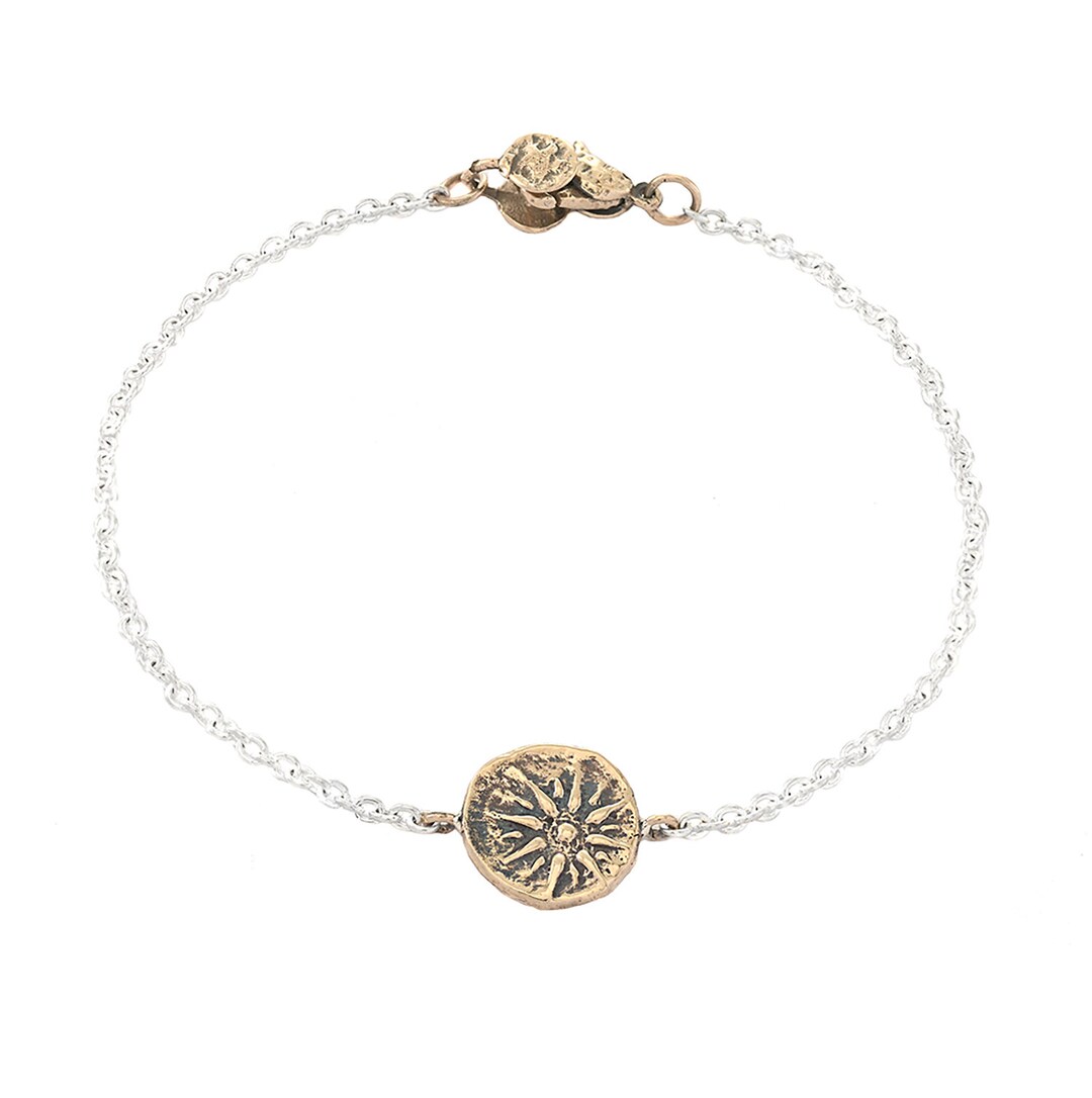 Athena's Star Journey Talisman Bracelet in Bronze and Sterling Silver ...